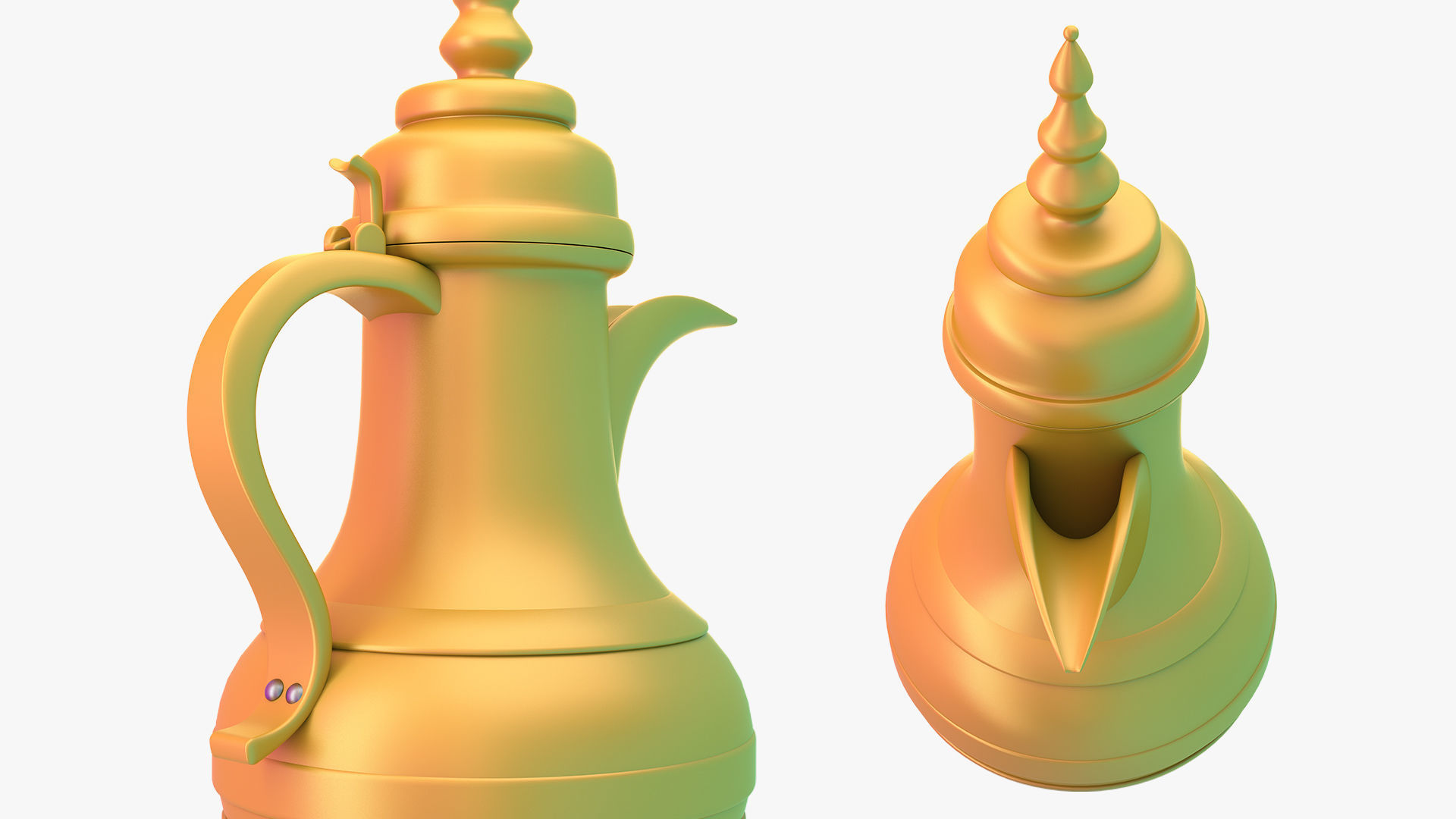 Ramadan Coffee Pot 3D model | CGTrader