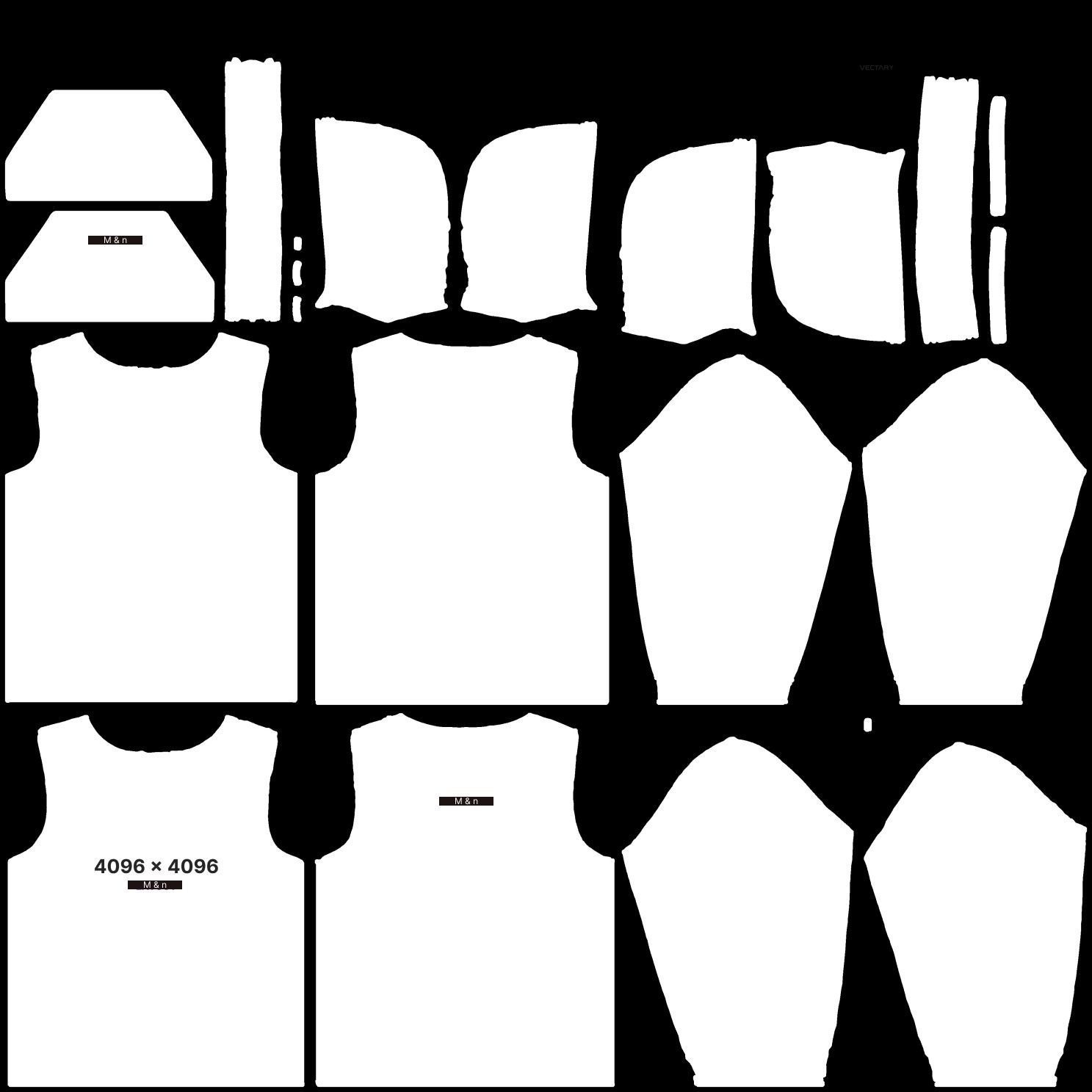 hooded circle pattern design 3D model | CGTrader