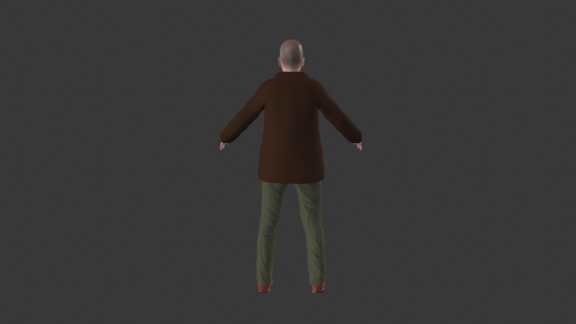 3D model Old men with rig VR / AR / low-poly | CGTrader