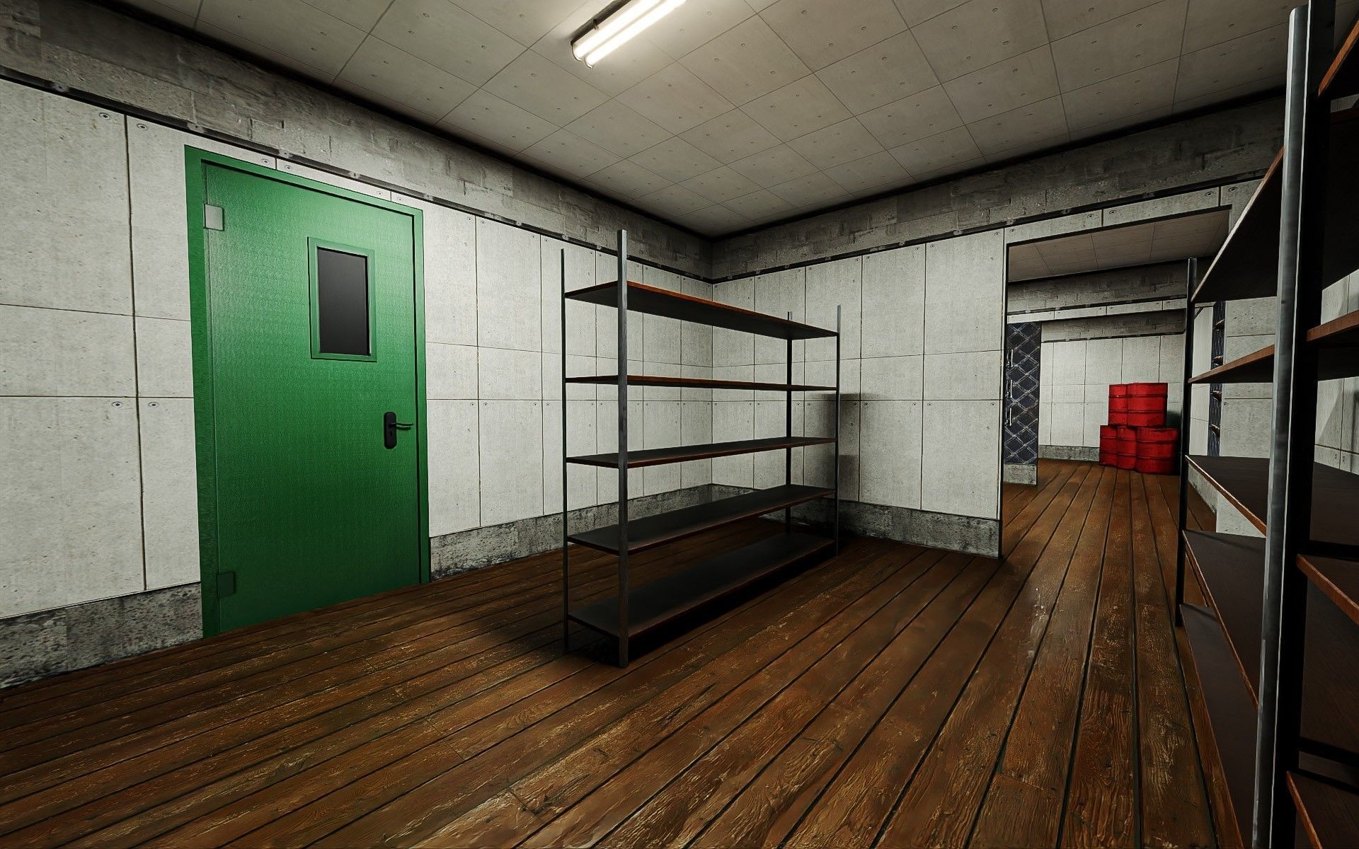 3D model Gun Ranges Room VR / AR / low-poly | CGTrader