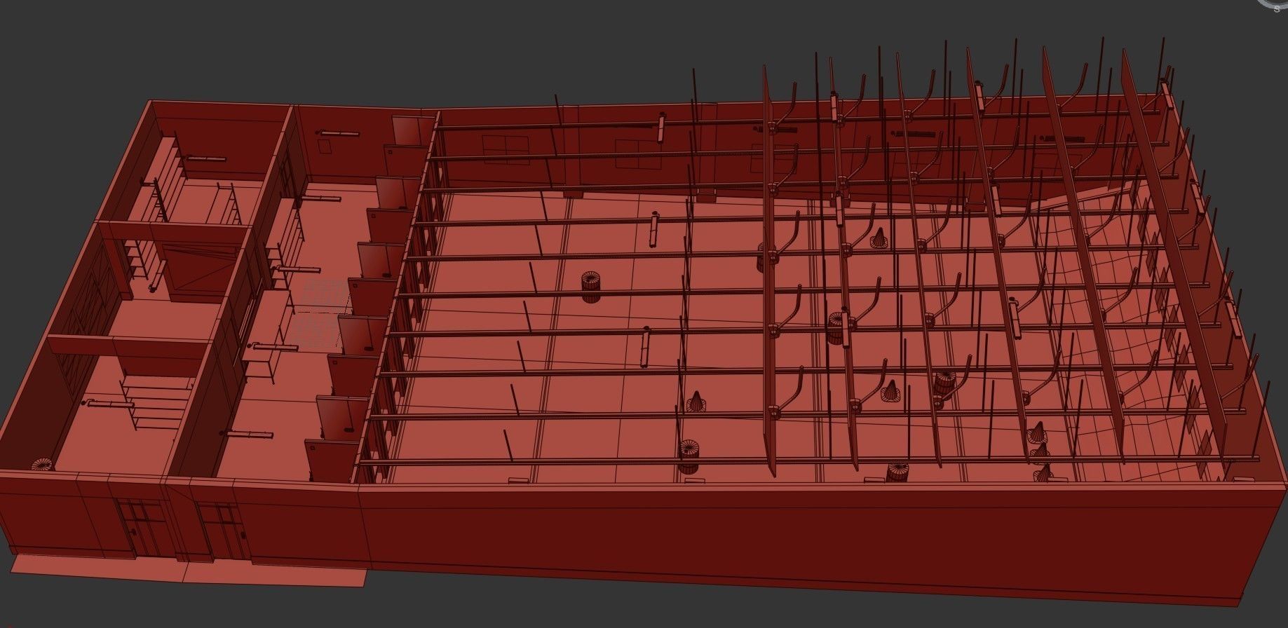 3D model Gun Ranges Room VR / AR / low-poly | CGTrader