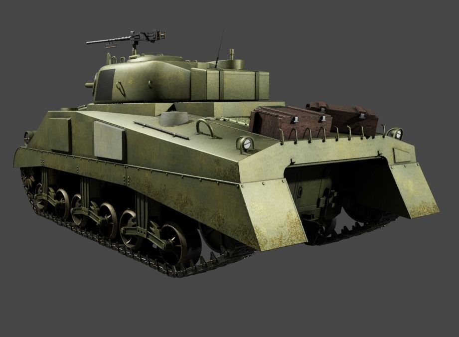 M4 Sherman 3D model | CGTrader