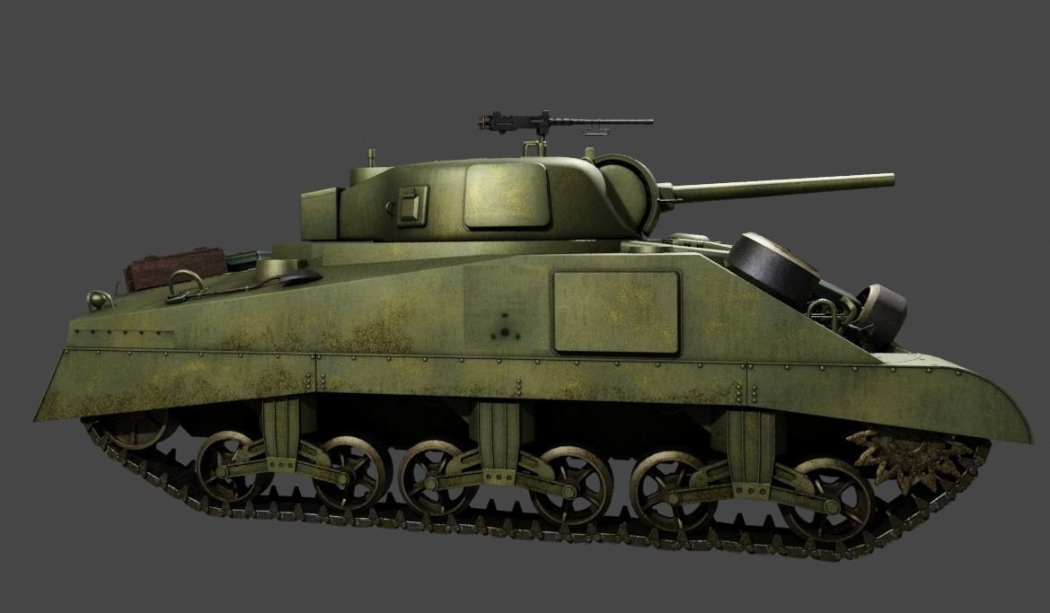 M4 Sherman 3D model | CGTrader