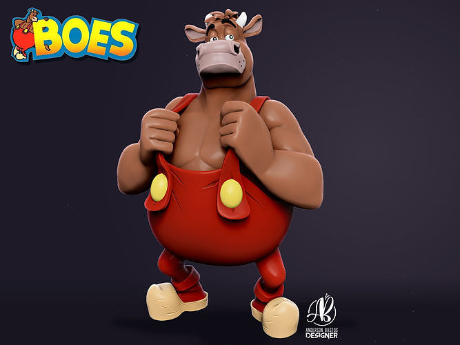 Boes Ox Tales 3D model 3D printable | CGTrader