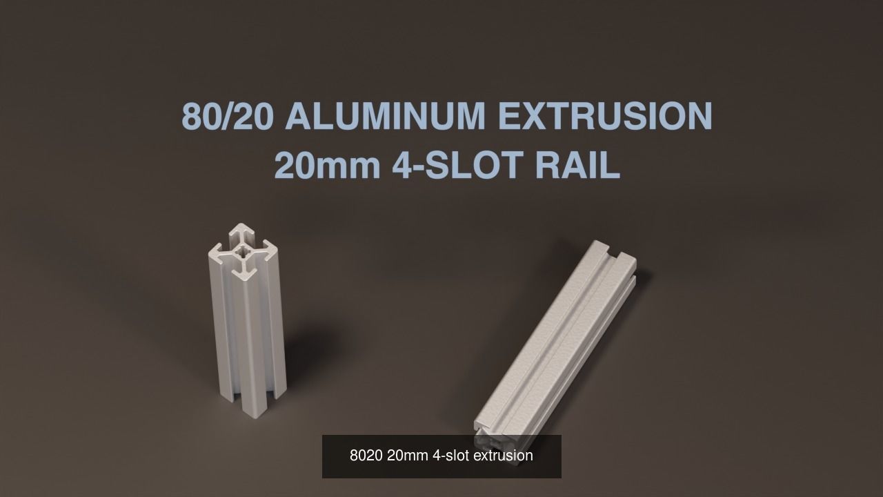8020 Metric Aluminum Extrusions 3D Model Collection | CGTrader