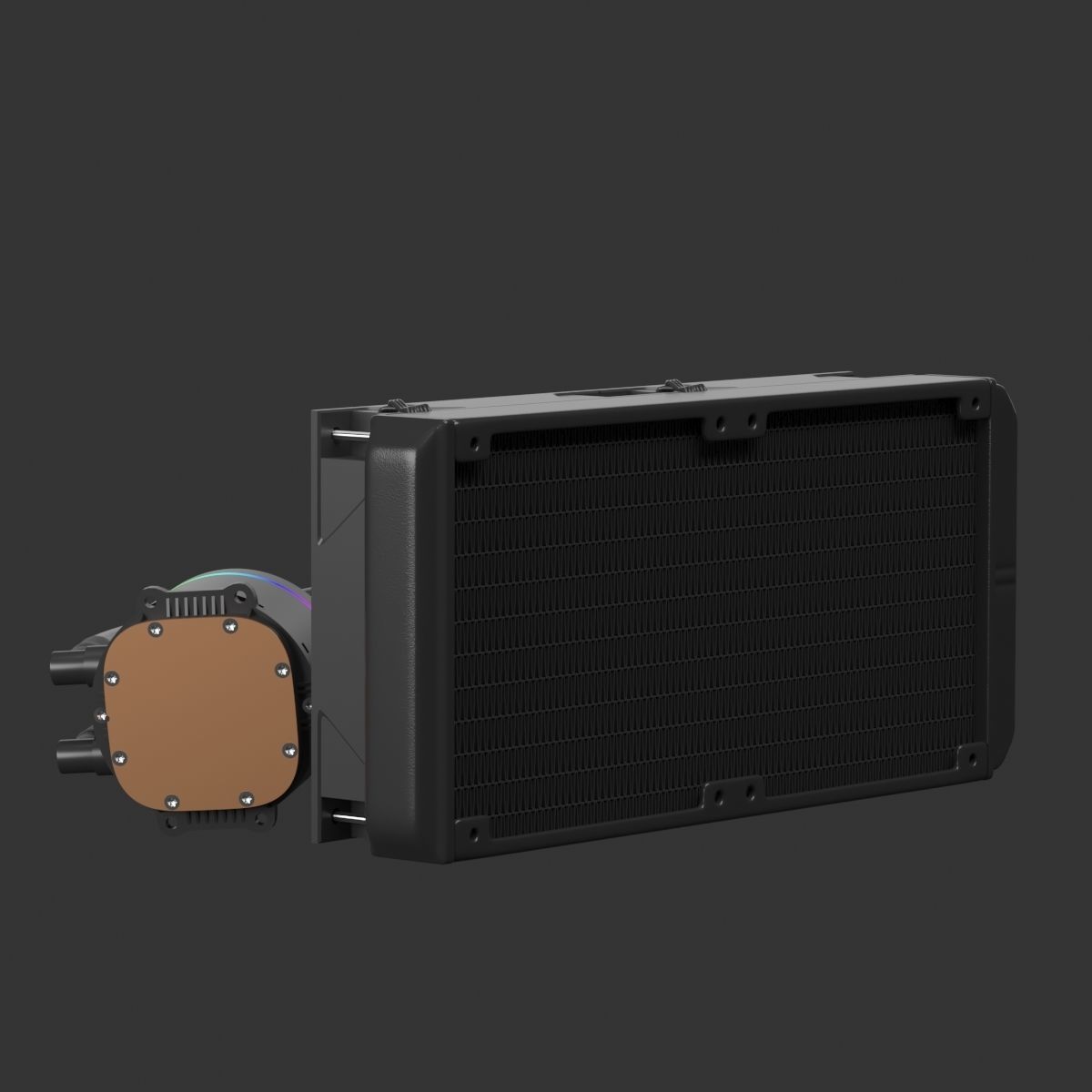 3D model CPU cooler liquid VR / AR / low-poly | CGTrader
