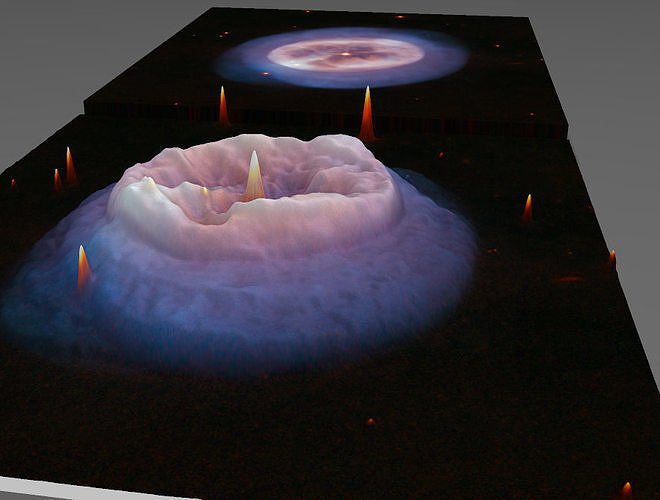 Inky Abyss deep sky object 3d software analysis 3D model 3D printable ...