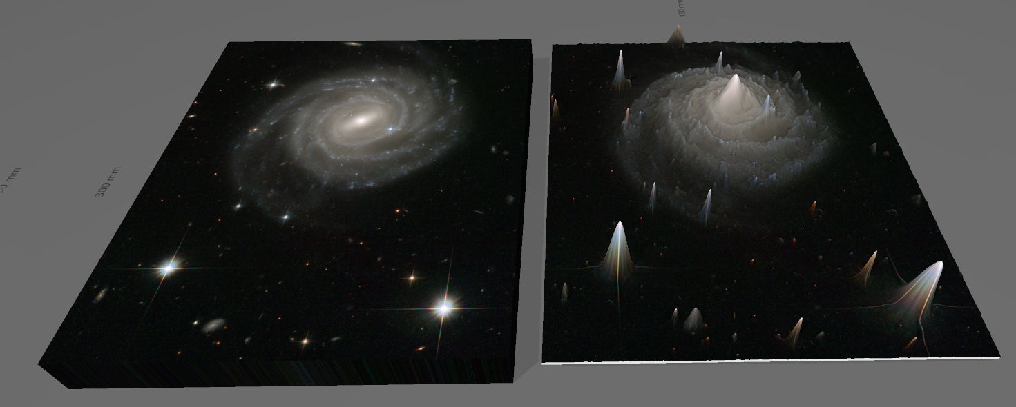 UGC 12158 deep sky object 3d software analysis 3D model 3D printable | CGTrader