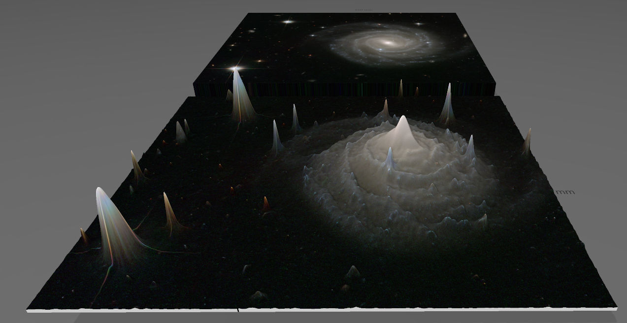 UGC 12158 deep sky object 3d software analysis 3D model 3D printable ...