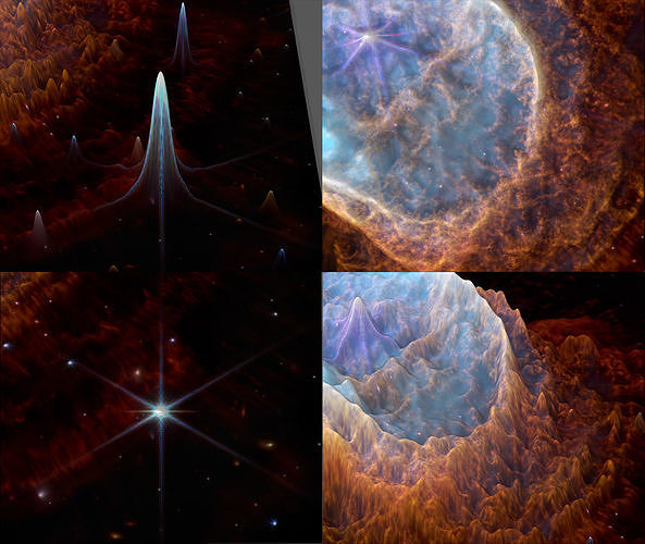 James Webb Space Telescope deep sky object 3d software analysis 3D ...