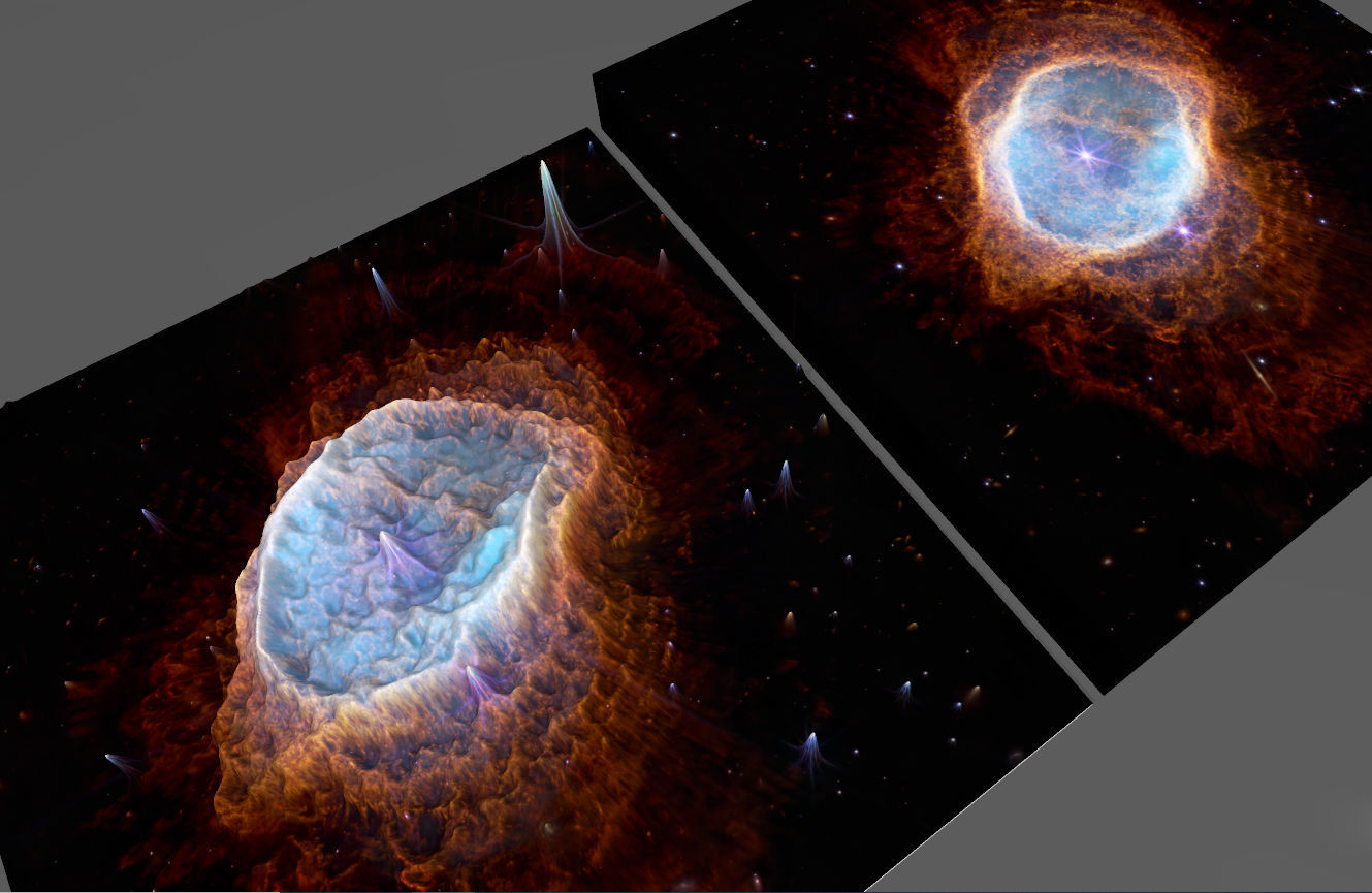 Low Res James webb deep sky object 3d software analysis free 3D model ...