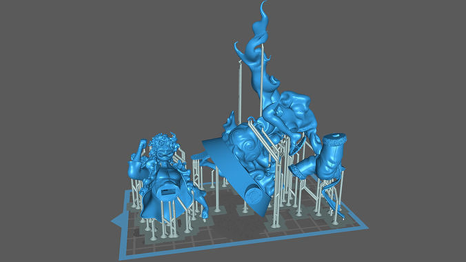 Monkey D Luffy one piece 3D model 3D printable | CGTrader