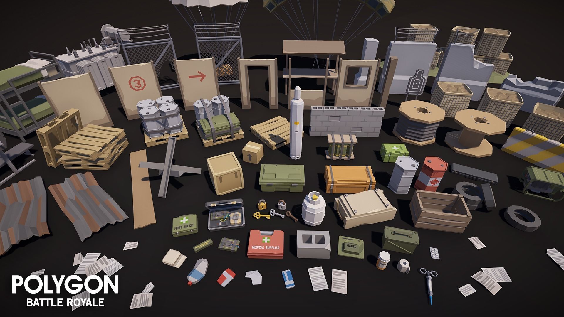 3D model POLYGON - Battle Royale VR / AR / low-poly | CGTrader