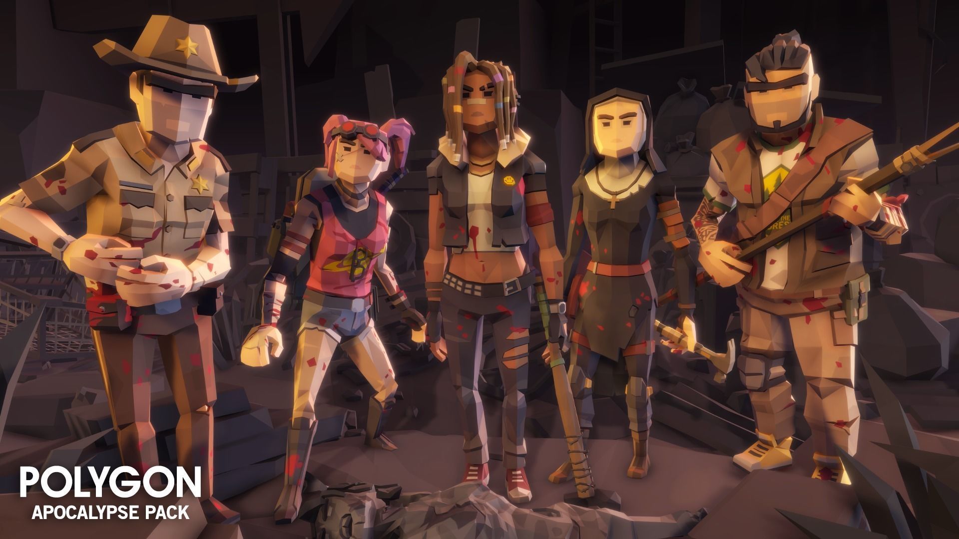 3D model POLYGON - Apocalypse VR / AR / low-poly | CGTrader