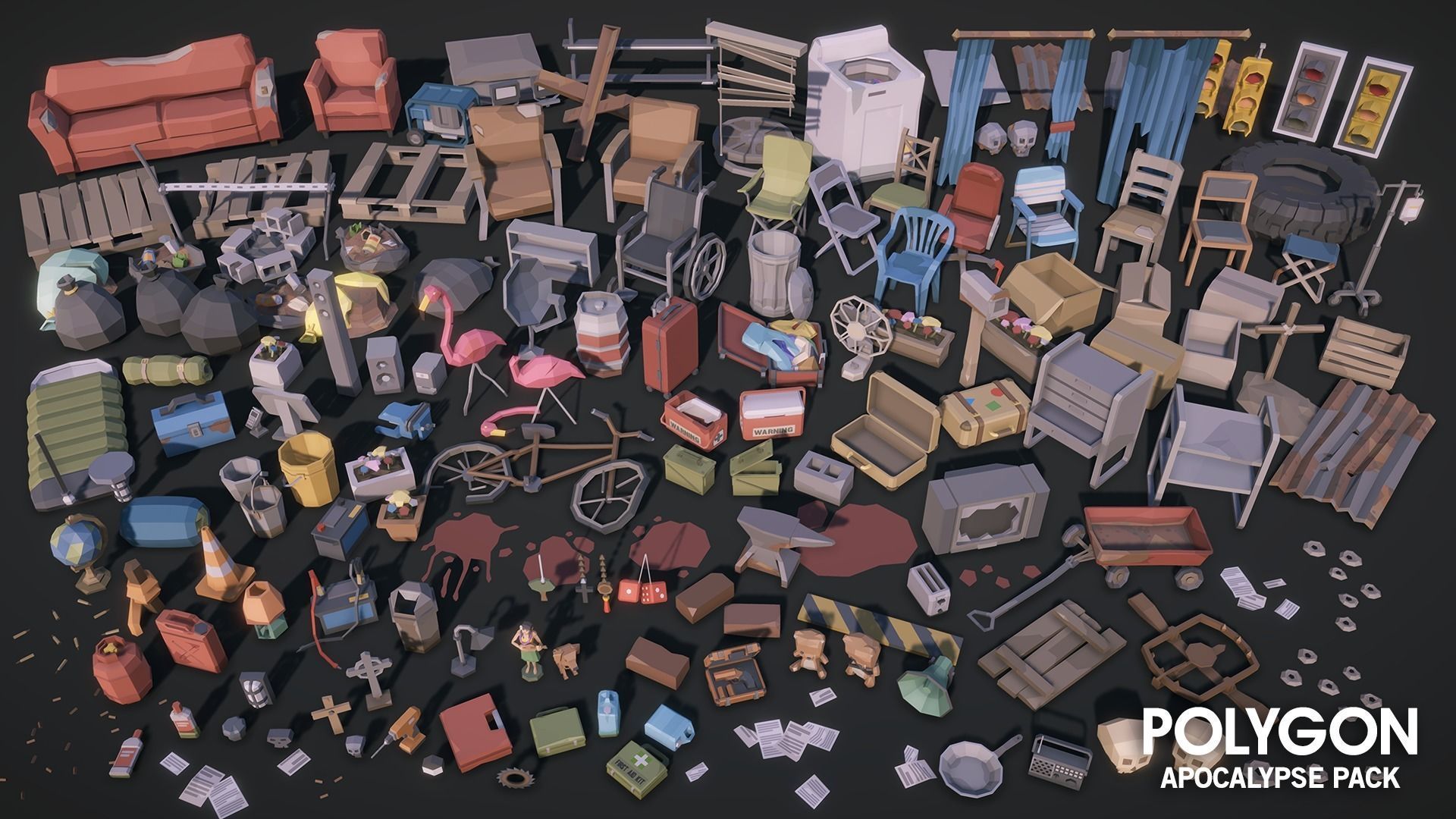 3D model POLYGON - Apocalypse VR / AR / low-poly | CGTrader