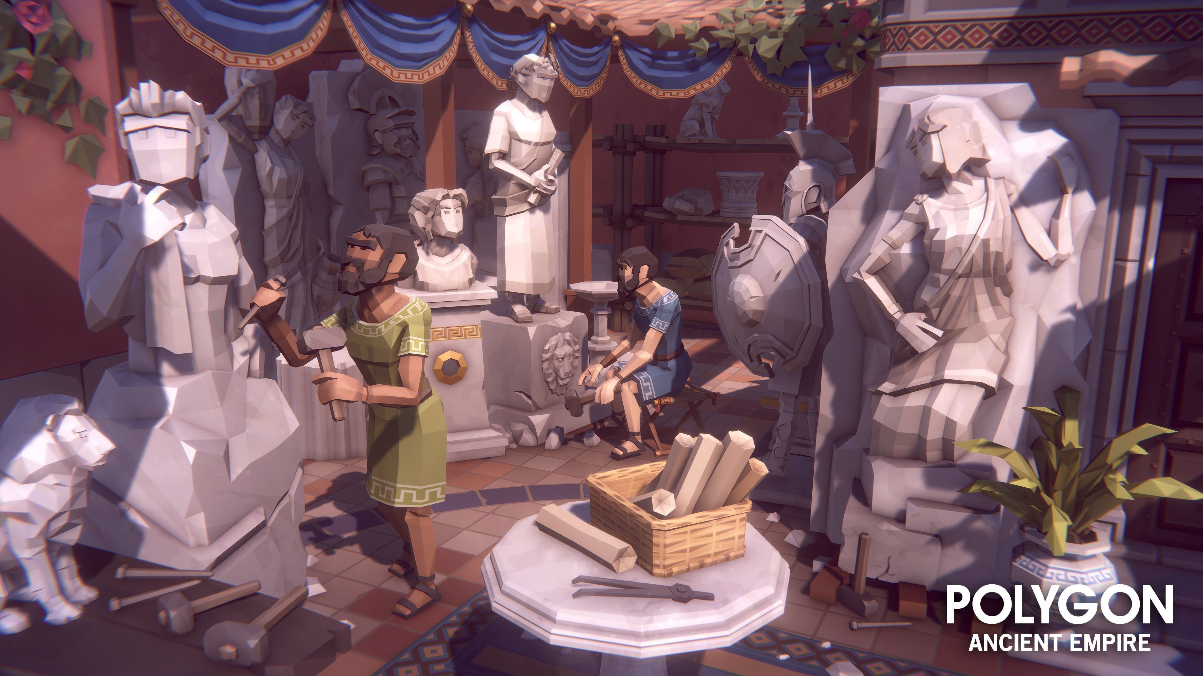 3D model POLYGON - Ancient Empire VR / AR / low-poly | CGTrader