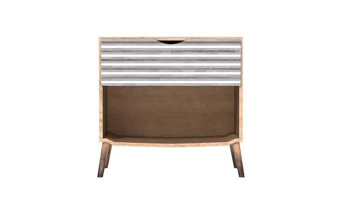 Bedside-Table-With-1-Drawer-01 bedside table with two drawers 3D model ...