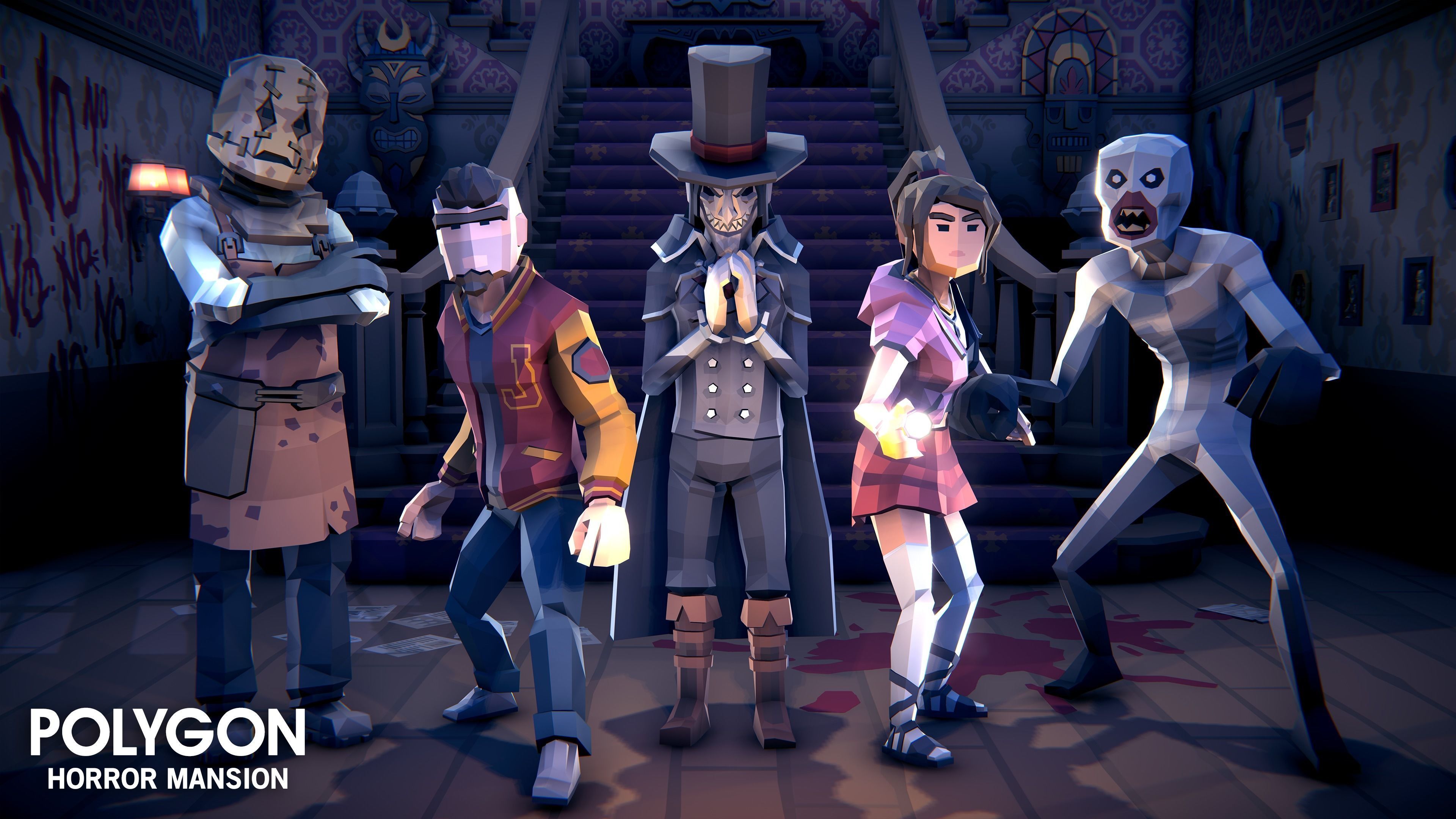 3D model POLYGON - Horror Mansion VR / AR / low-poly | CGTrader