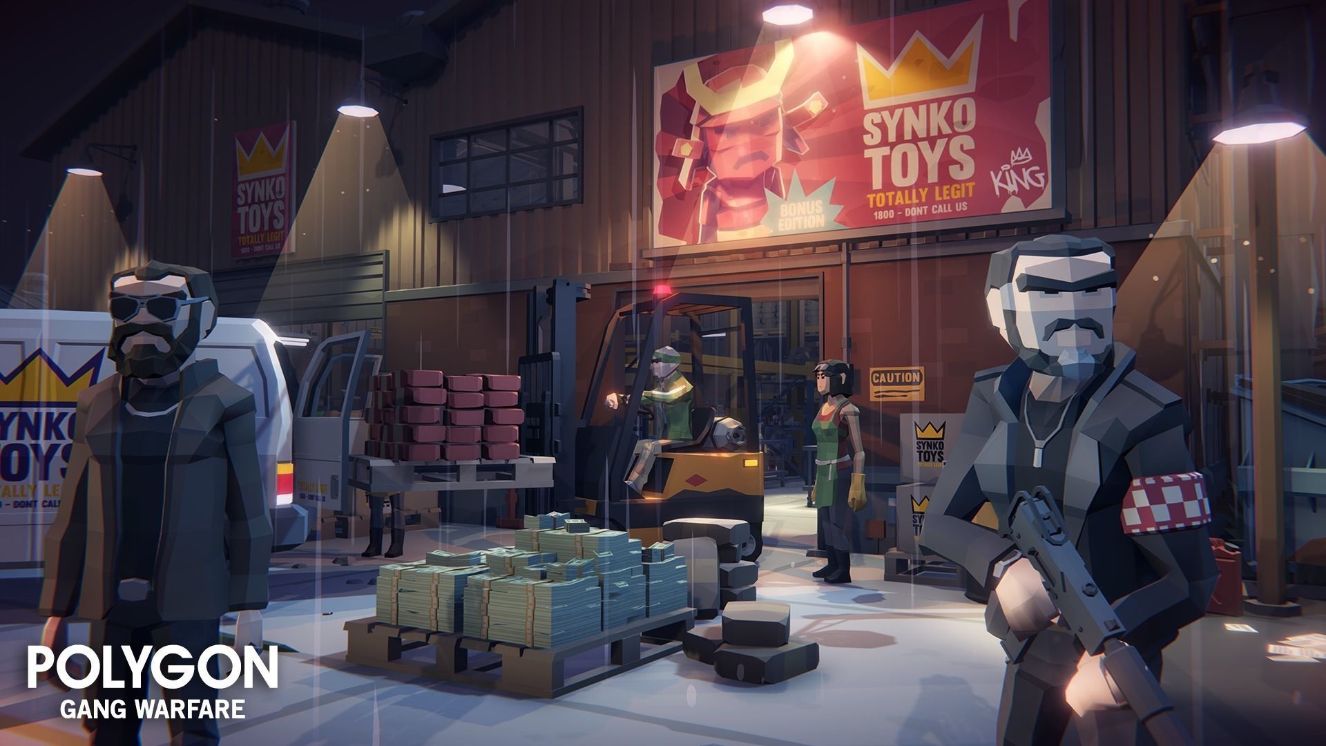 3D model POLYGON - Gang Warfare VR / AR / low-poly | CGTrader