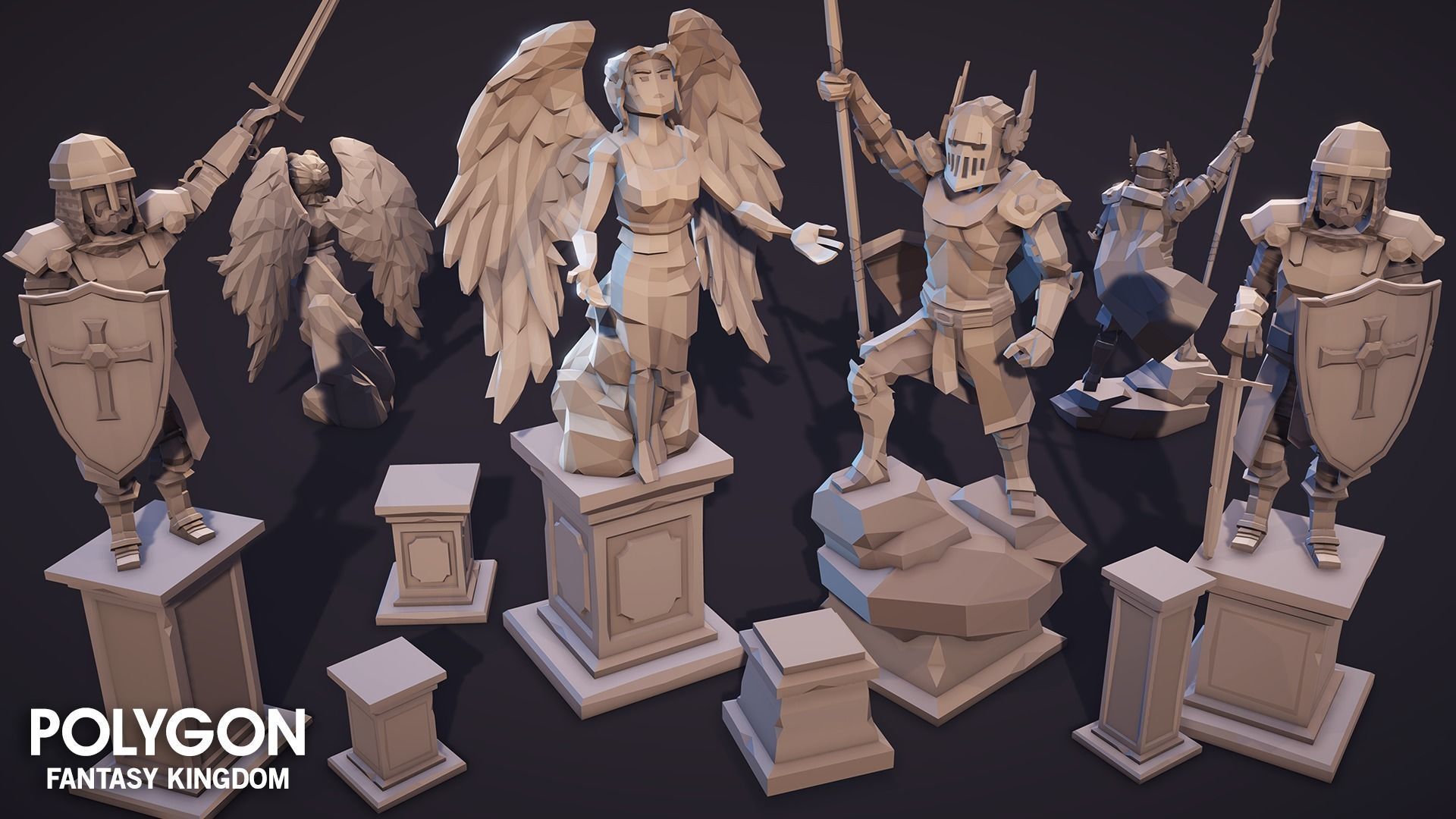 3D model POLYGON - Fantasy Kingdom VR / AR / low-poly | CGTrader