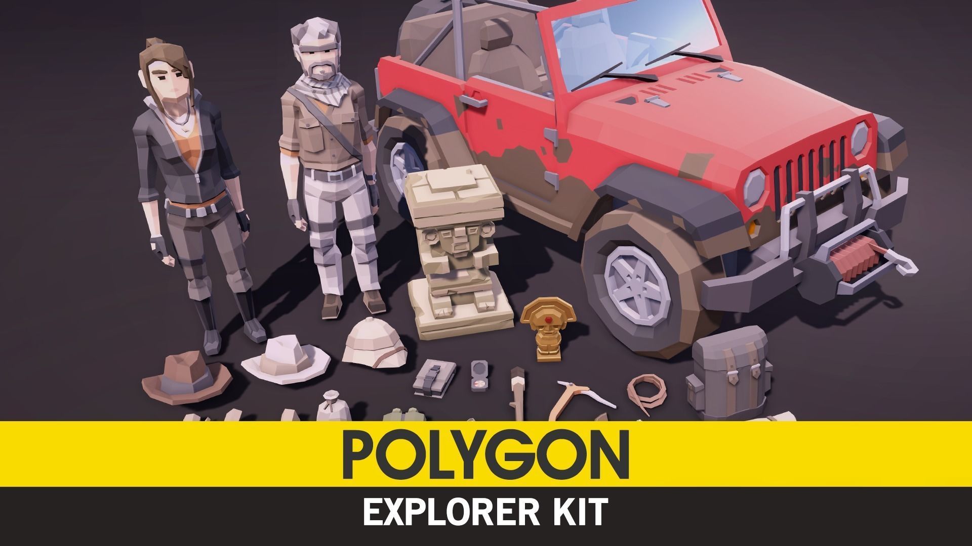 3D model POLYGON - Explorer VR / AR / low-poly | CGTrader