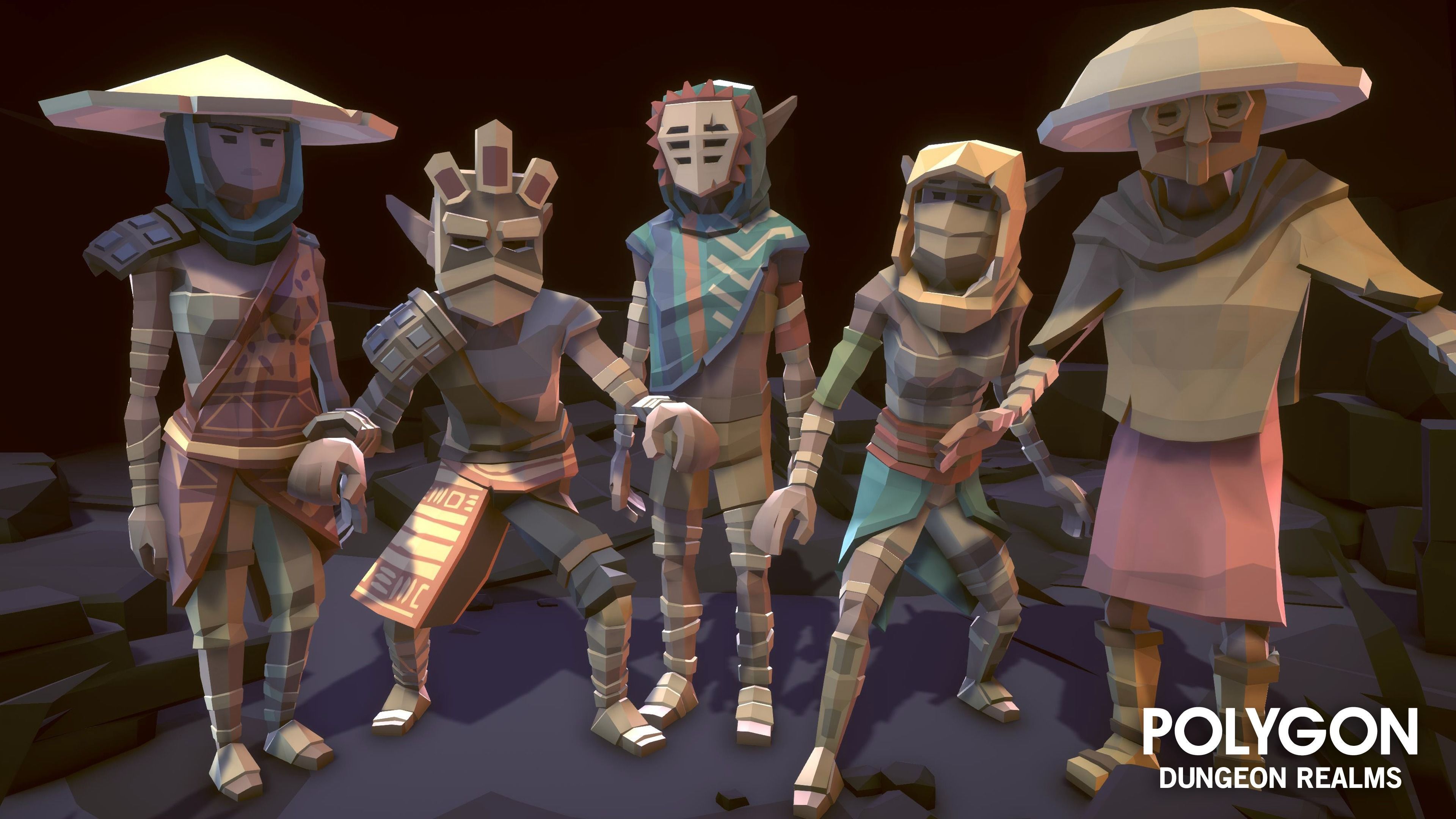 3D model POLYGON Dungeon Realms VR / AR / low-poly | CGTrader