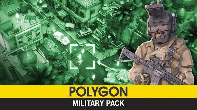 3D model POLYGON - Military VR / AR / low-poly | CGTrader