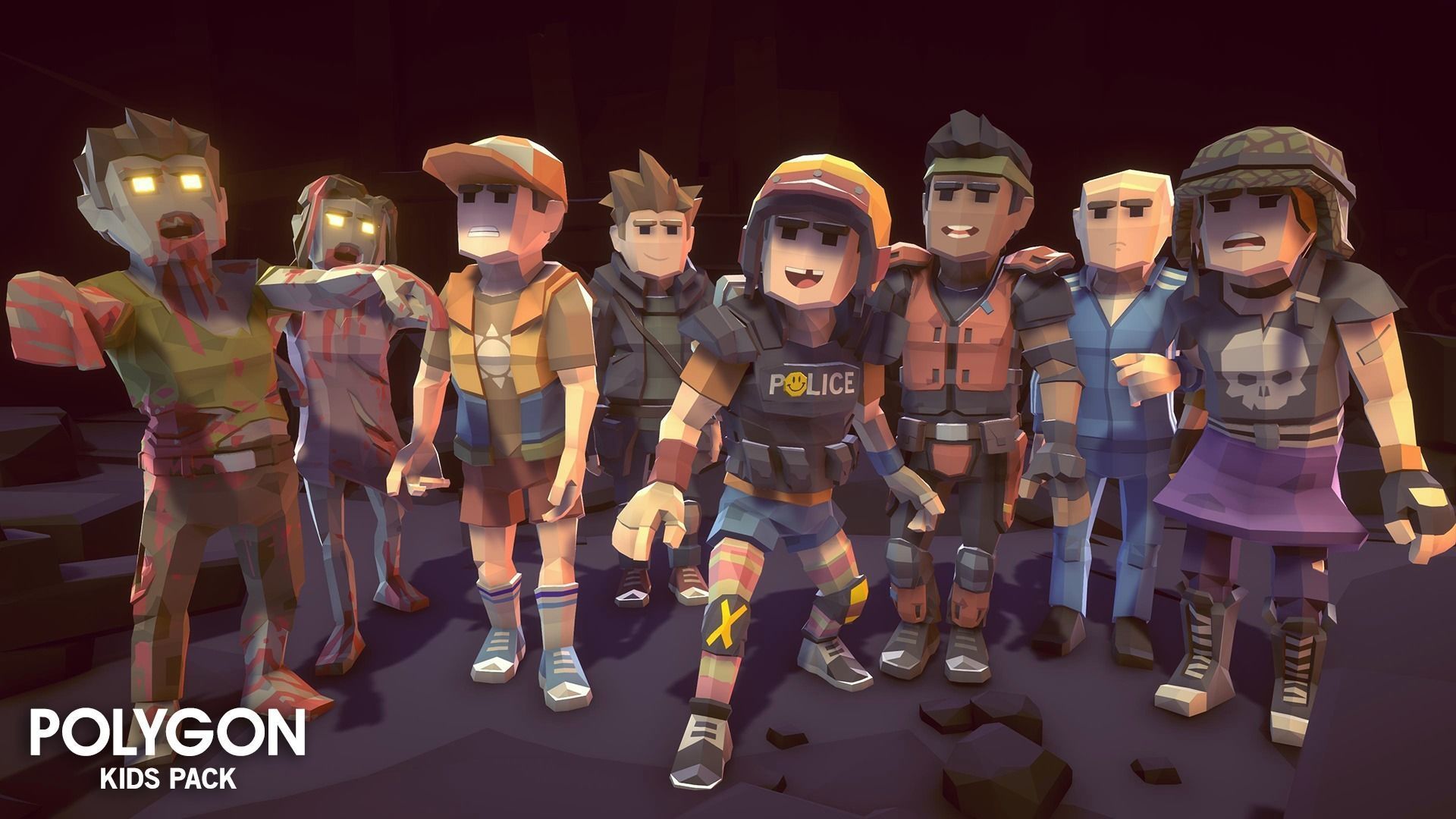 3D model POLYGON - Kids VR / AR / low-poly | CGTrader