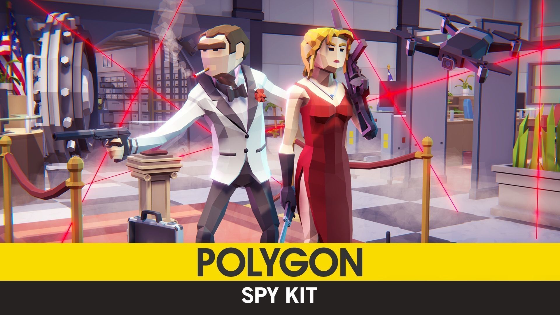 3D model POLYGON - Spy Kit VR / AR / low-poly | CGTrader