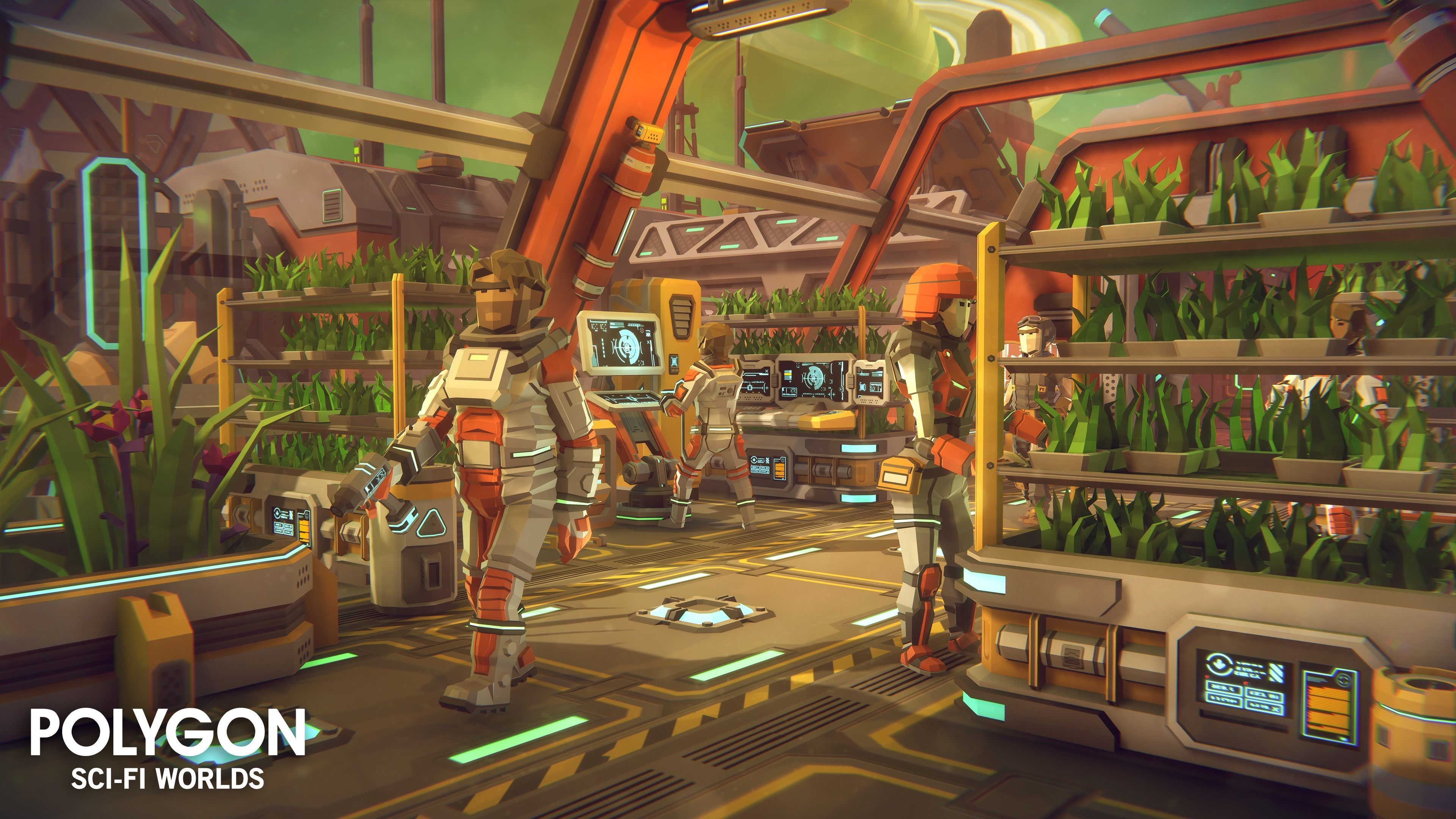 3D model POLYGON - Sci-Fi Worlds VR / AR / low-poly | CGTrader