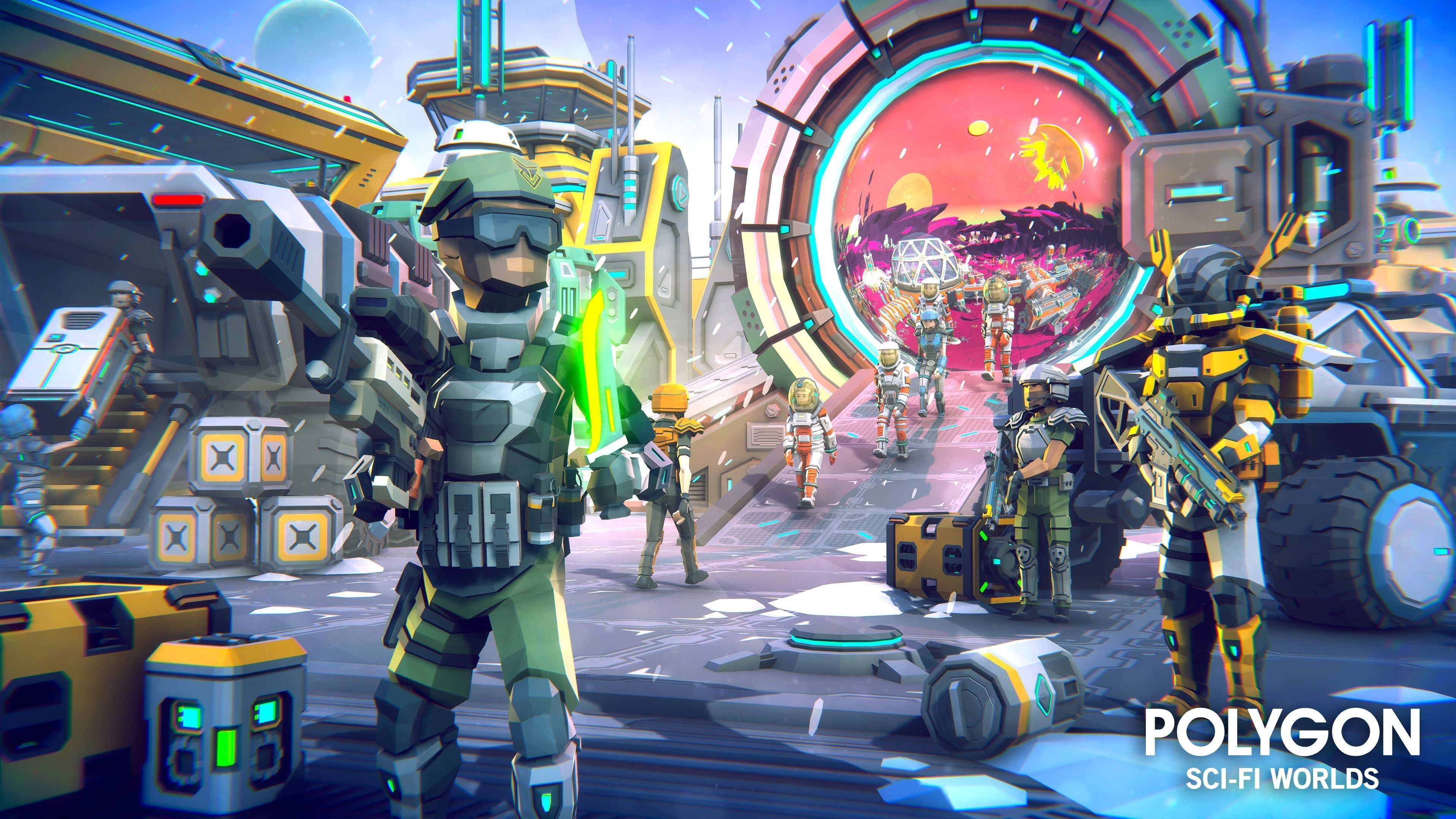 3D model POLYGON - Sci-Fi Worlds VR / AR / low-poly | CGTrader