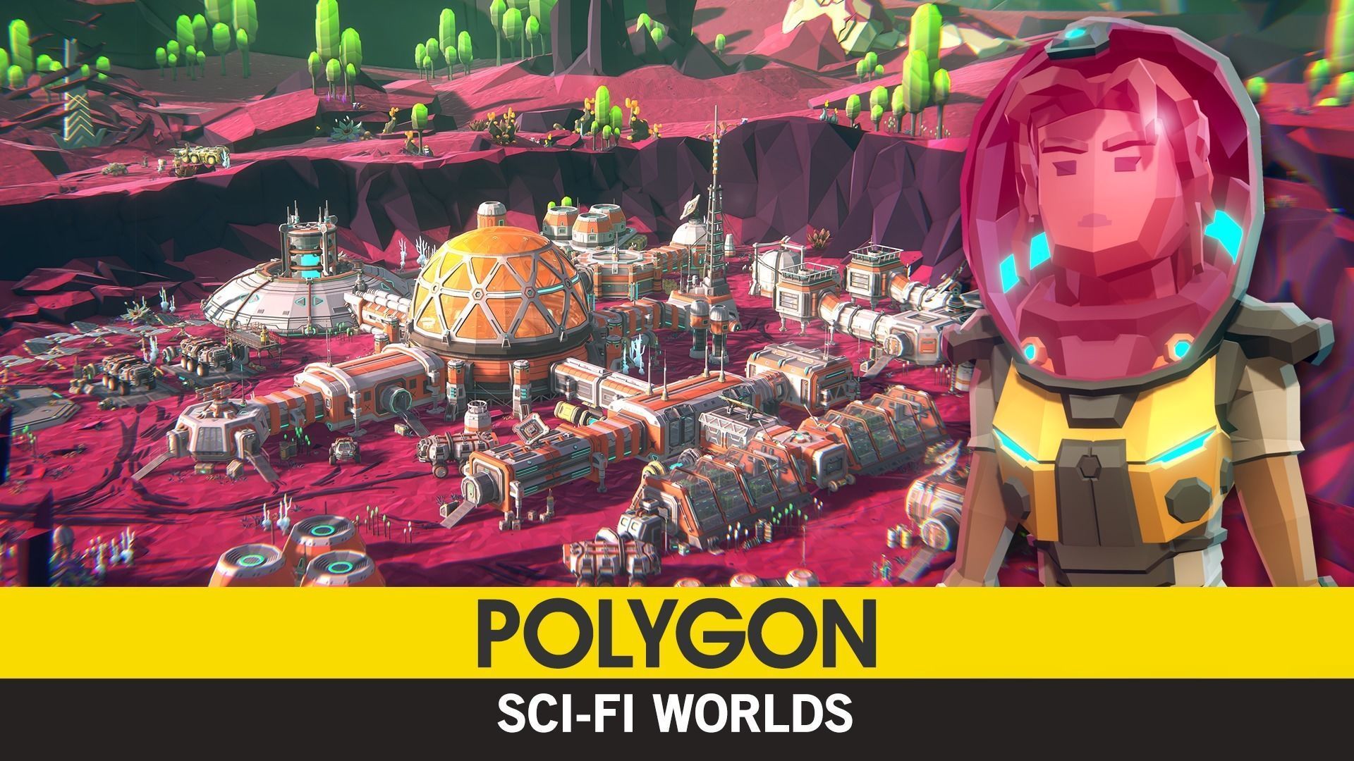 3D model POLYGON - Sci-Fi Worlds VR / AR / low-poly | CGTrader