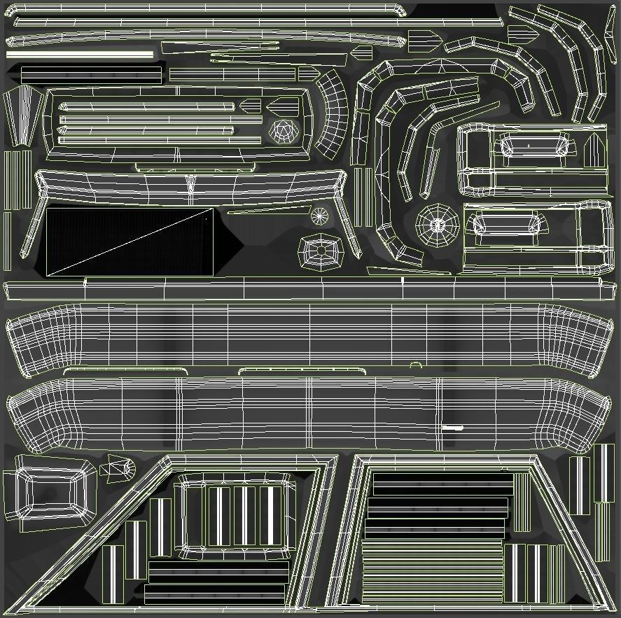 3D model 80s Sedan VR / AR / low-poly | CGTrader