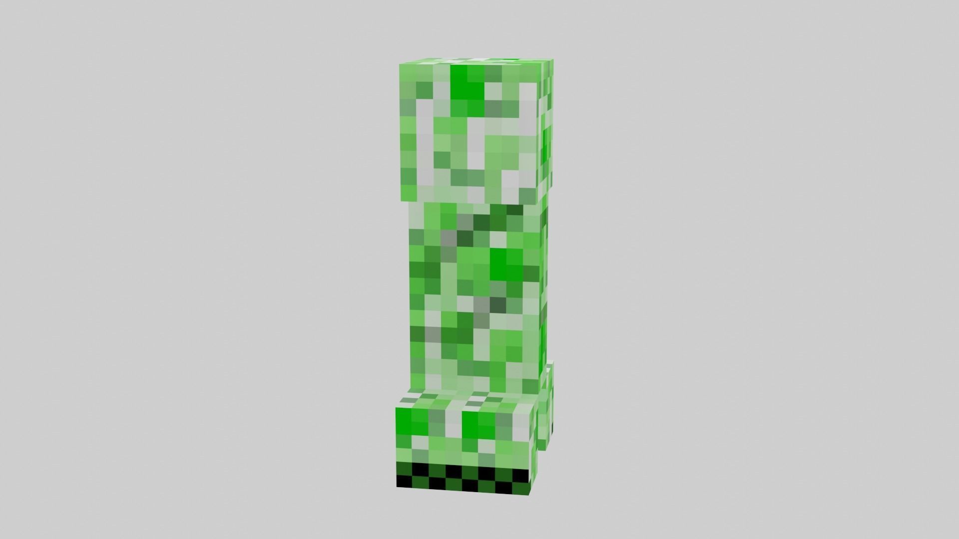 Minecraft Creeper 3D model | CGTrader