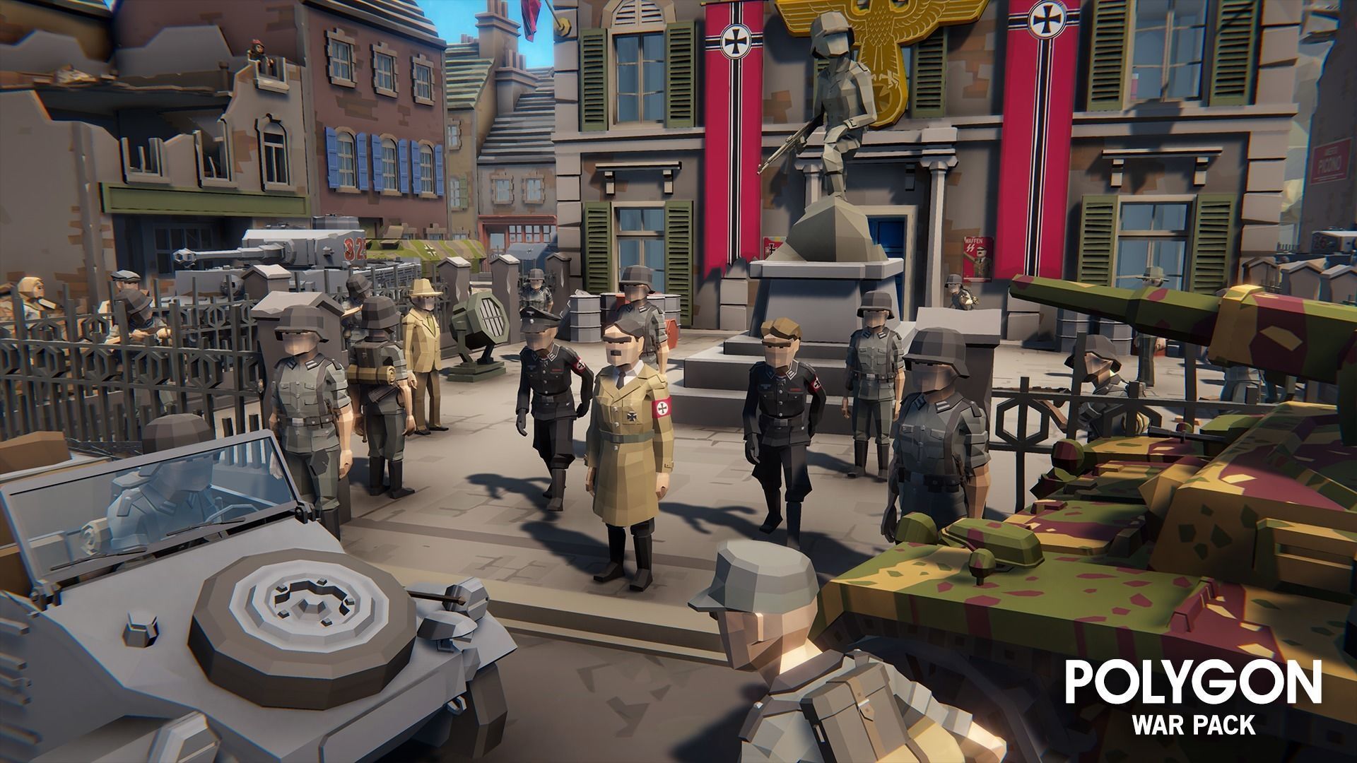 3D model POLYGON - War VR / AR / low-poly | CGTrader