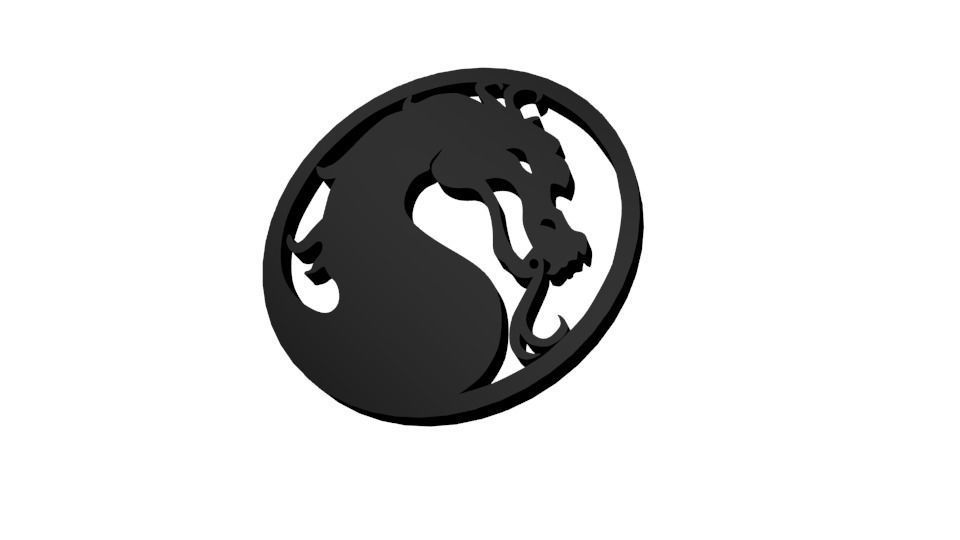 Dragon Logo 3D model | CGTrader