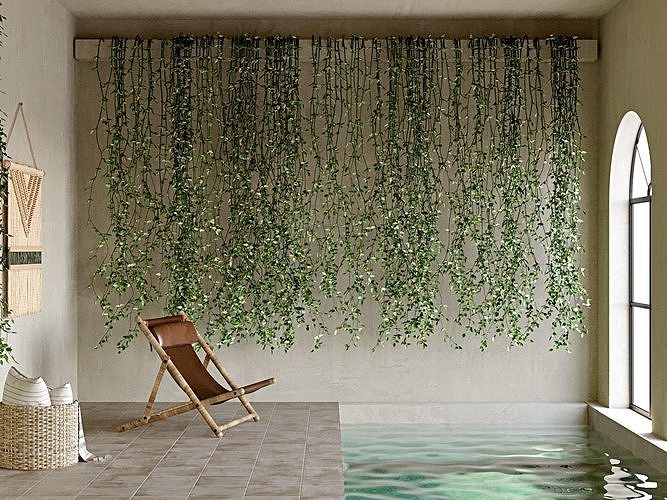Pool with IVY on the Wall 3D model | CGTrader