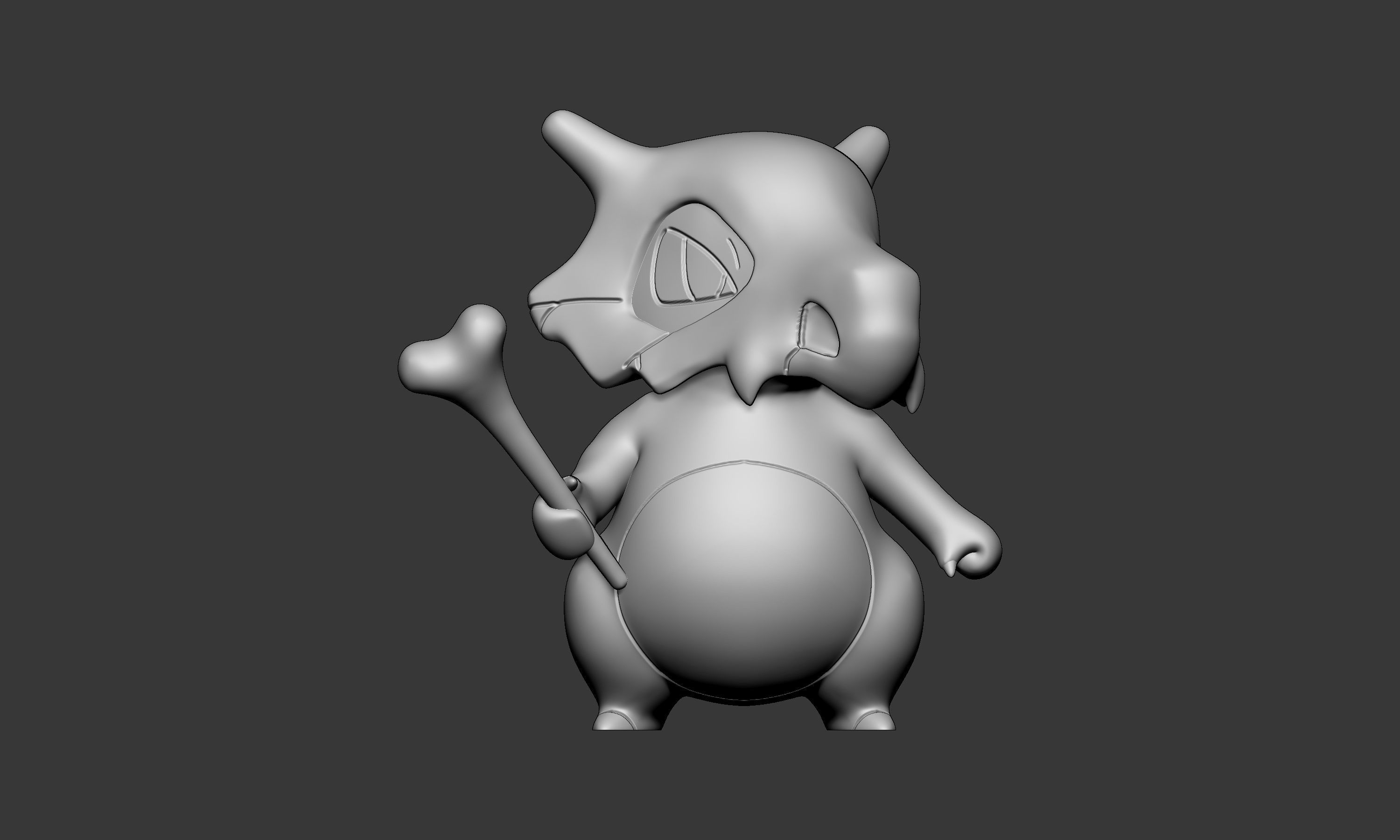 Pokemon - Cubone with 2 poses 3D model 3D printable | CGTrader