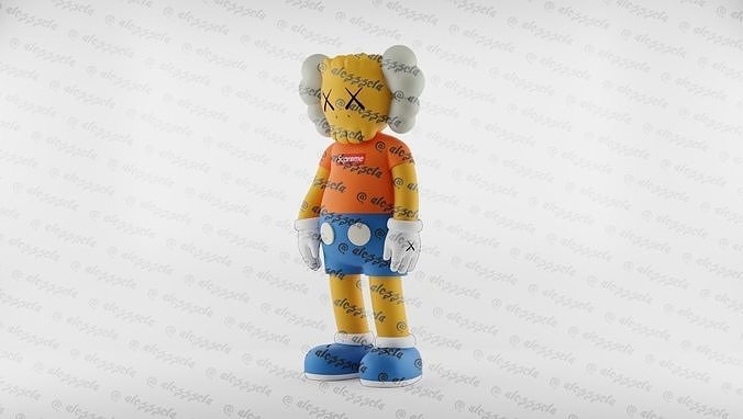 Kaws Bart Simpson for Print 3D model 3D printable | CGTrader