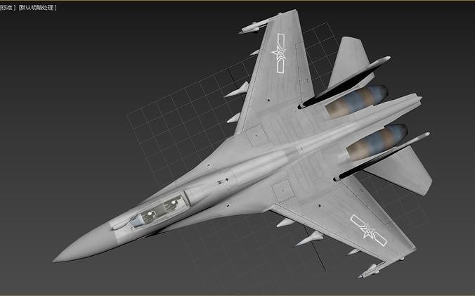 Super Flanker J16 Fighter 3D model | CGTrader