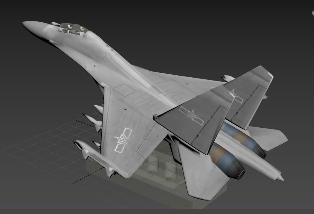 Super Flanker J16 Fighter 3D model | CGTrader