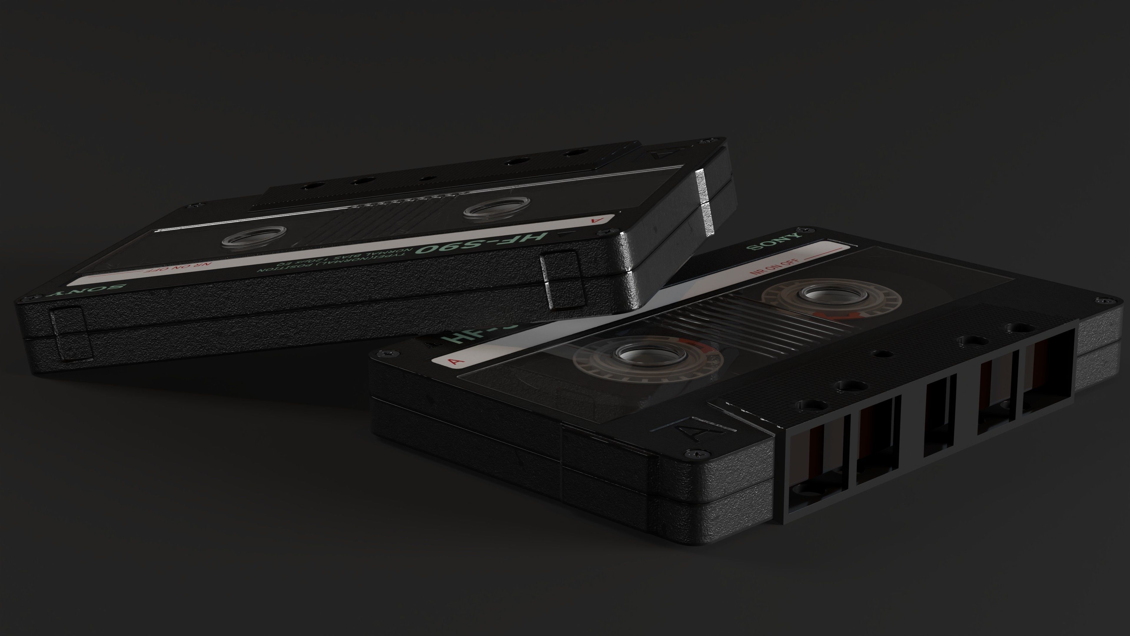 Sony HF S-90 Audio Tape 3D model | CGTrader