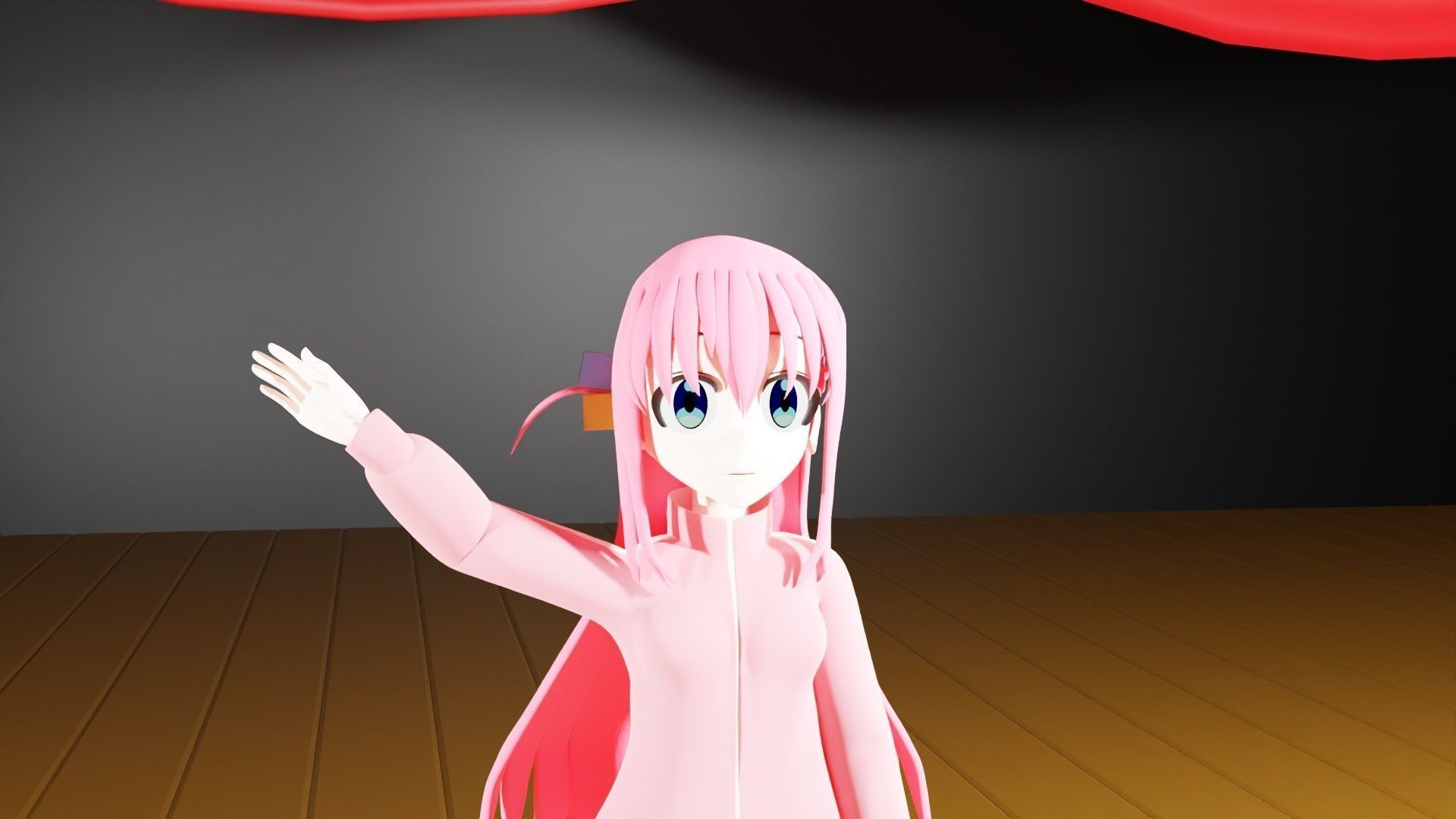 Bocchi the rock 3D model rigged | CGTrader