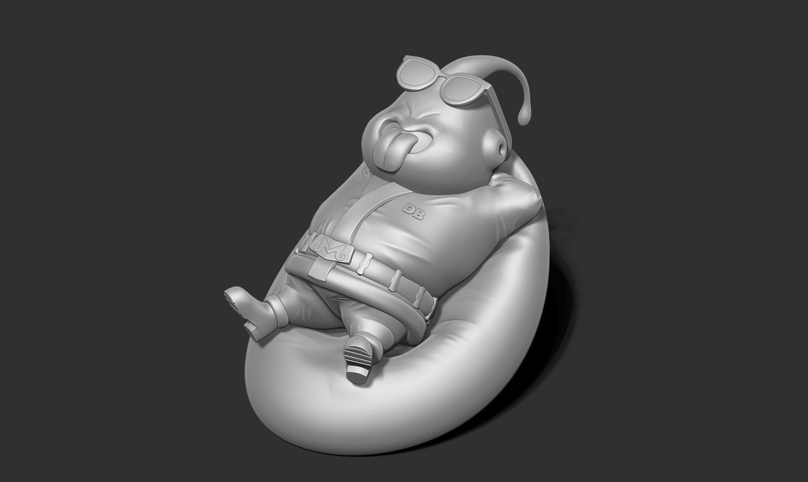 Santa Buu resting 3D model 3D printable | CGTrader