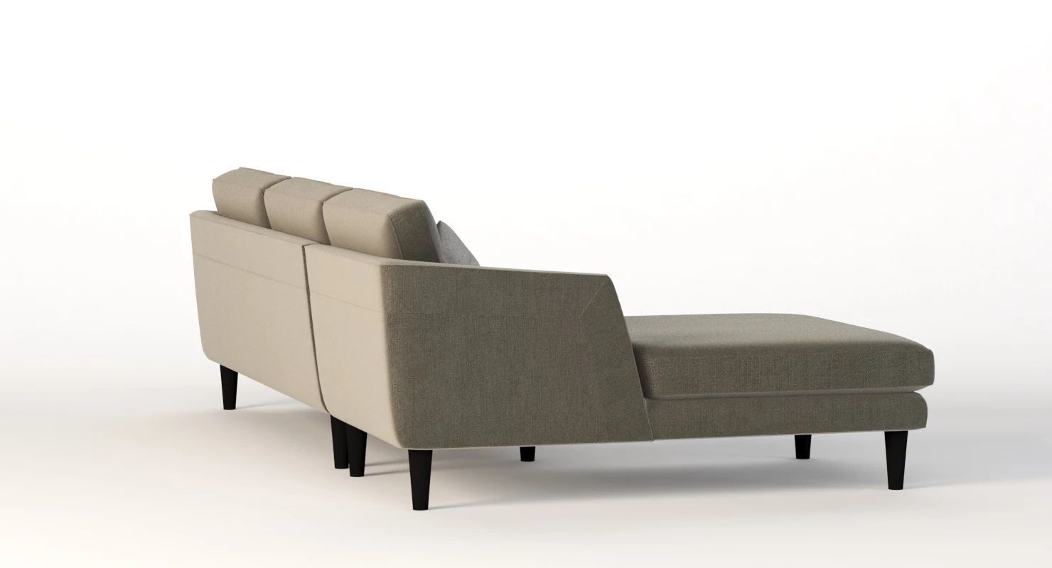Harold Bi Sectional Chaise Lounge Corner Sofa 3D model | CGTrader