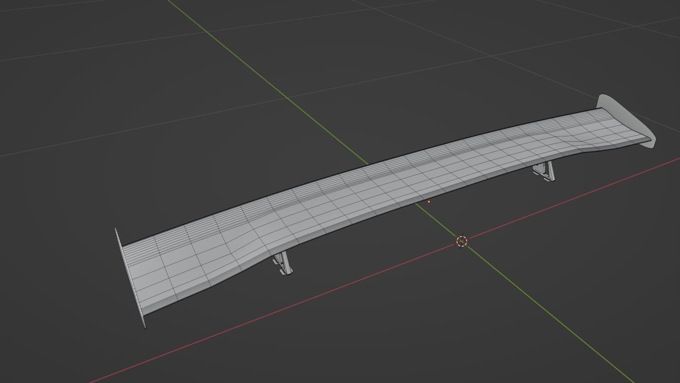 3D model Car Tuning Spoiler VR / AR / low-poly | CGTrader