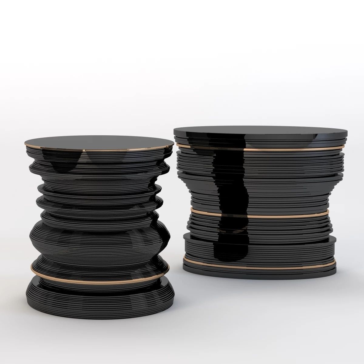 Hudson Mille Occasional Dubble Table 3D model | CGTrader