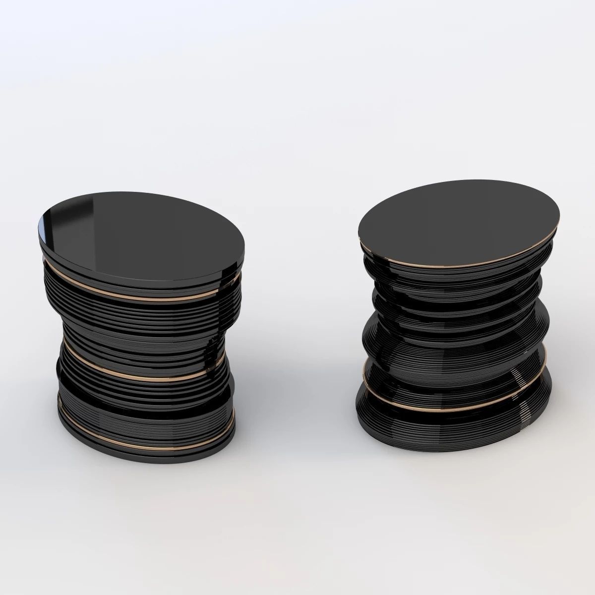 Hudson Mille Occasional Dubble Table 3D model | CGTrader