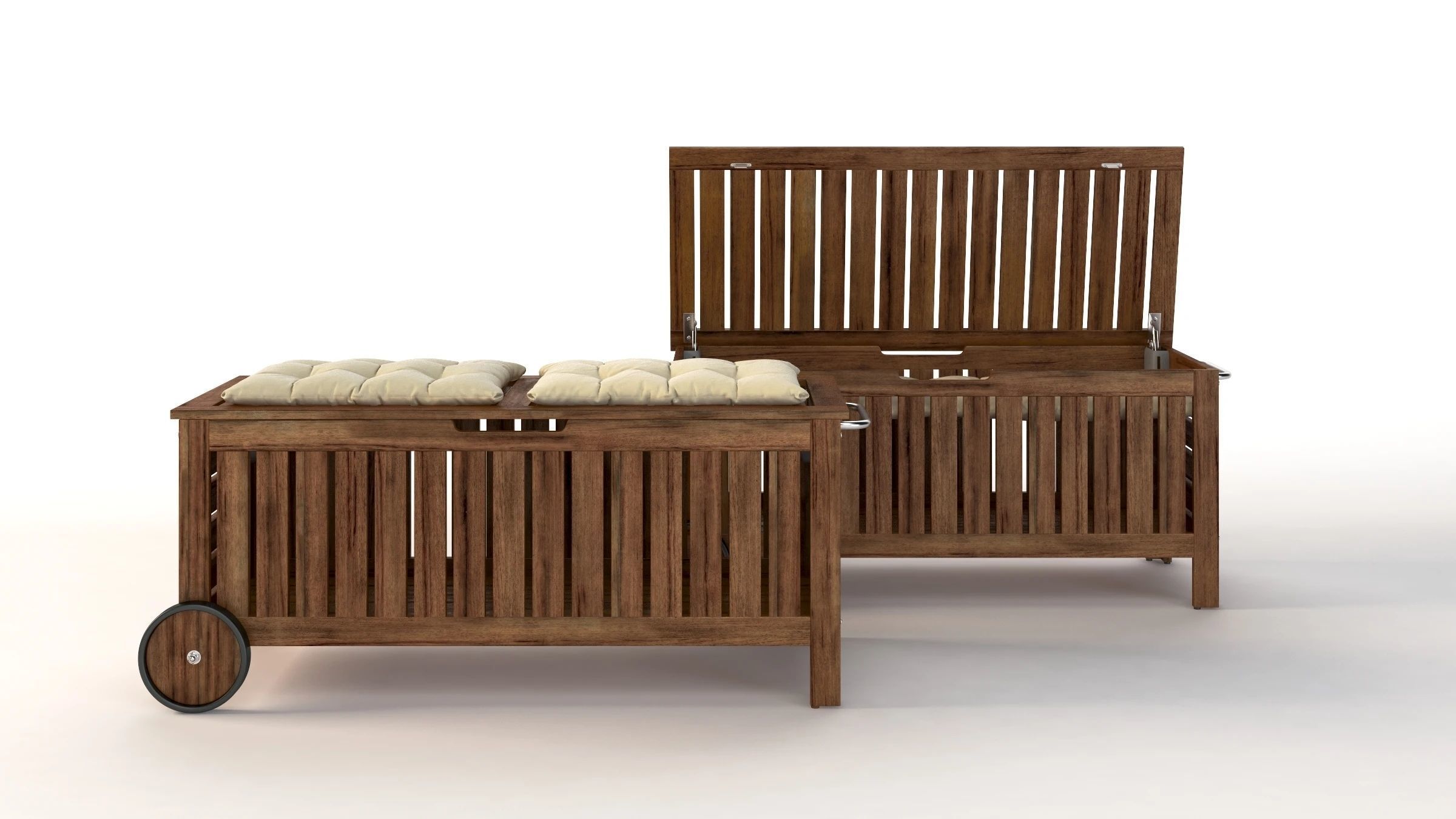 IKEA Applaro Bench with Storage Bag 3D model | CGTrader