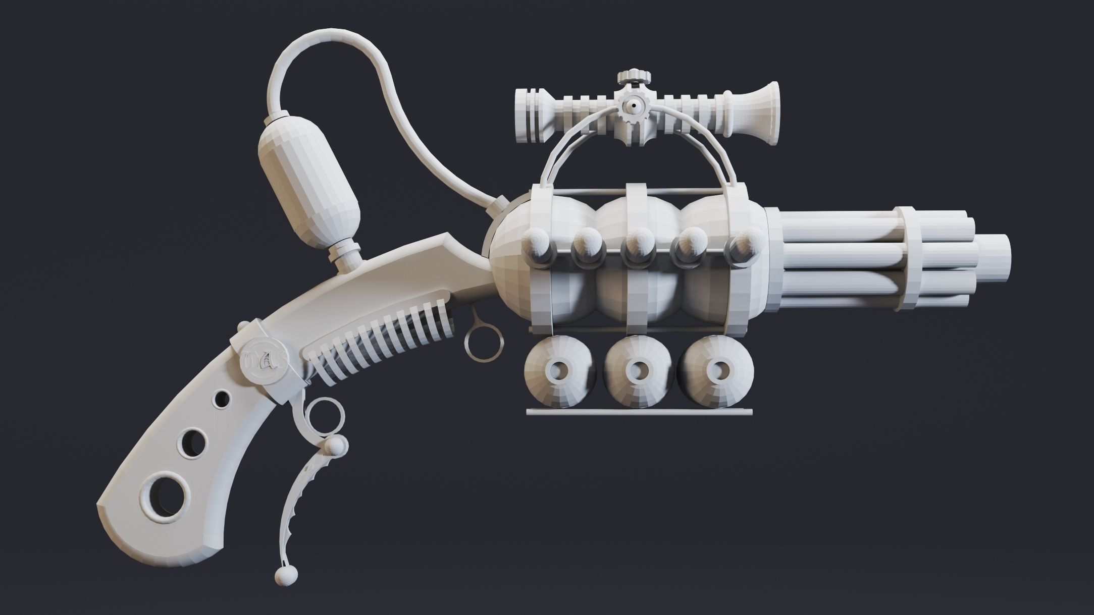 3D model 6- Rayguns- High detail 3d models VR / AR / low-poly | CGTrader